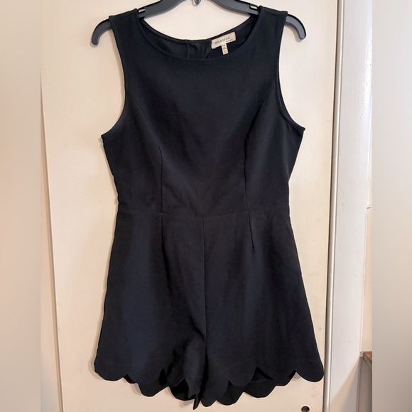 Monteau | Pants & Jumpsuits | Monteau Black Romper | Poshmark